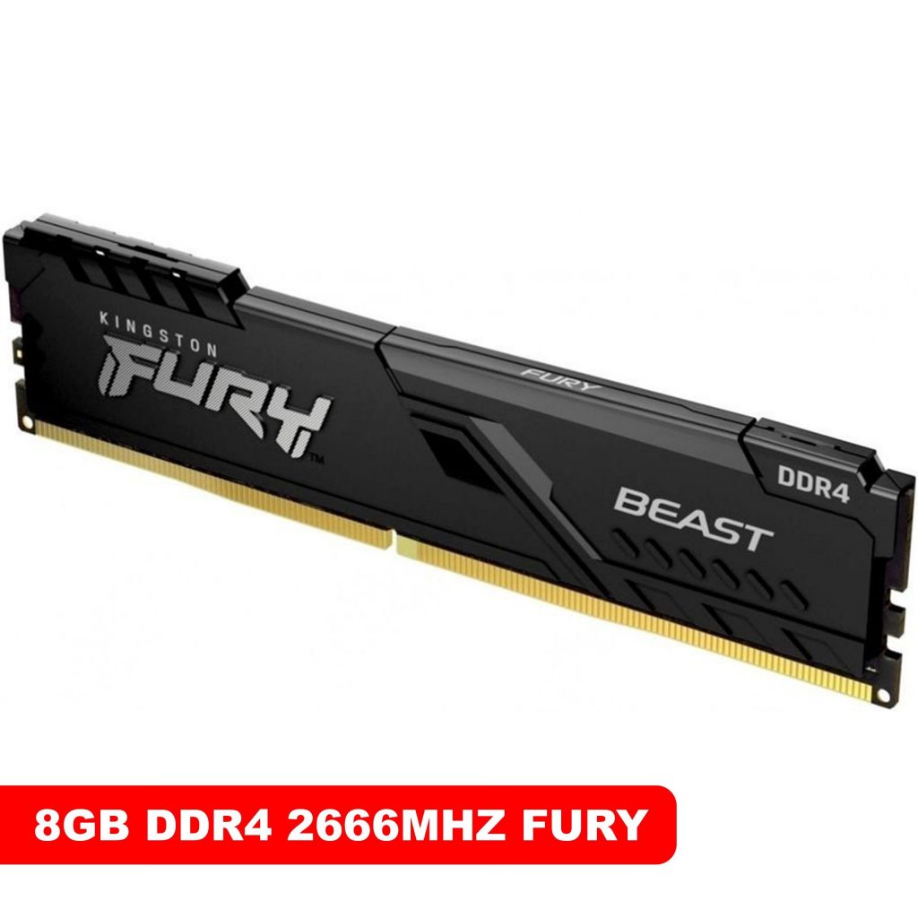 DDR4 PC 8G/2666 KINGSTON FURY BEAST Black Công Ty - TL COMPUTER